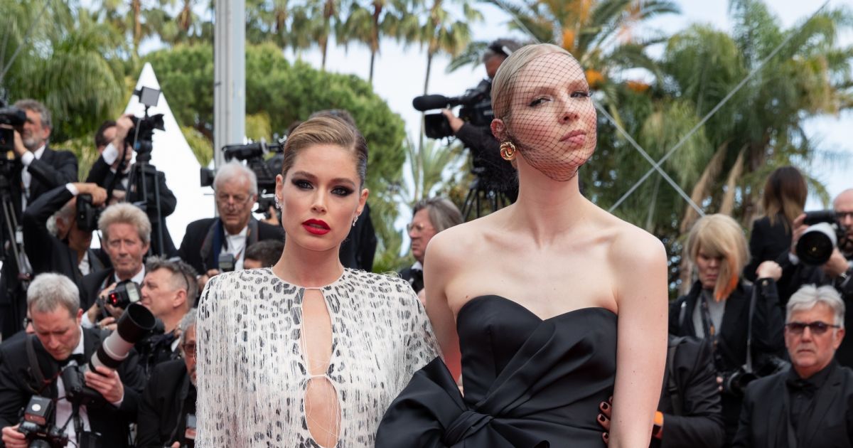 Doutzen Kroes, Valentijn de Hingh à la projection du film Once Upon a ...