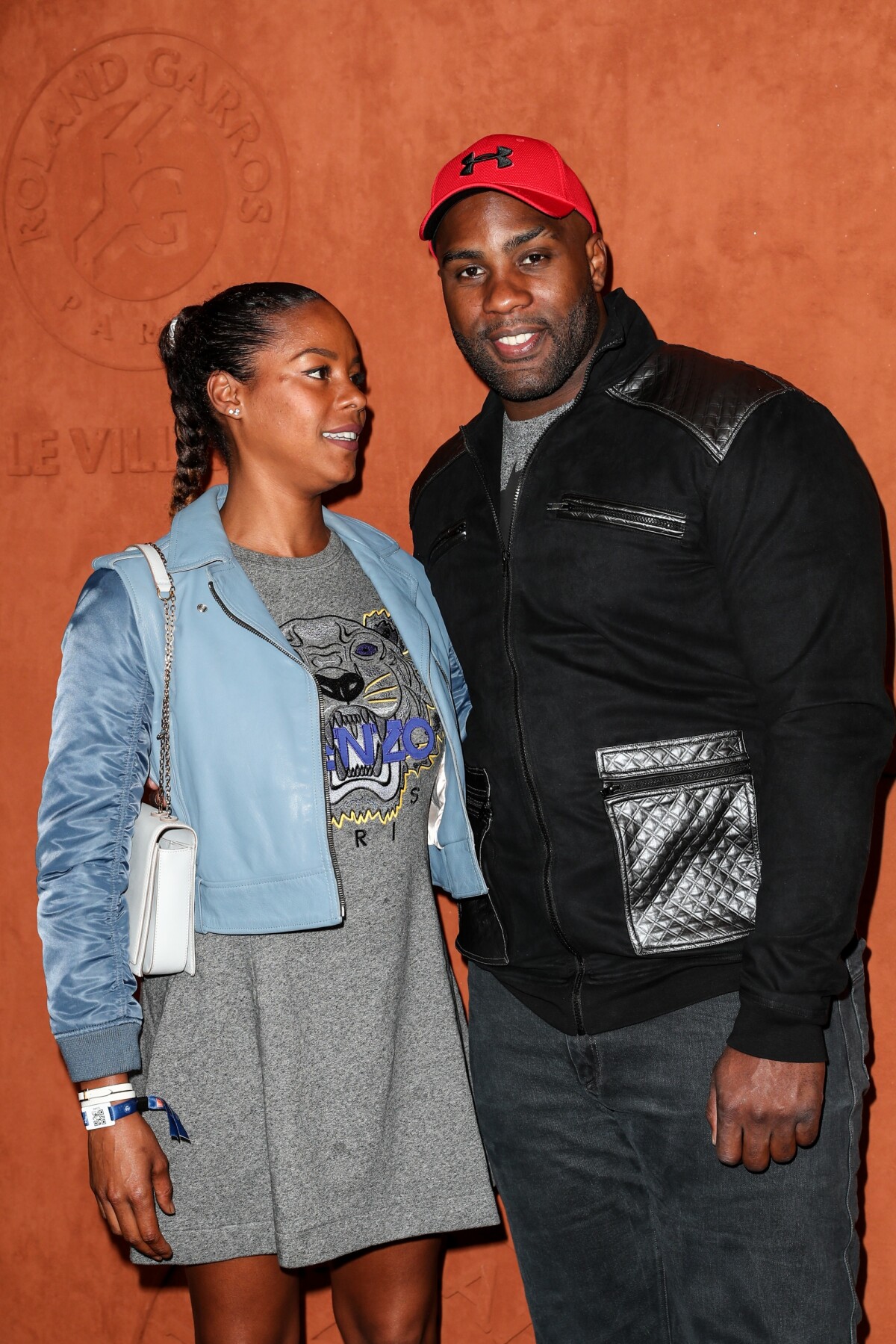 Photo : Teddy Riner et sa compagne Luthna Plocus au village lors des ...