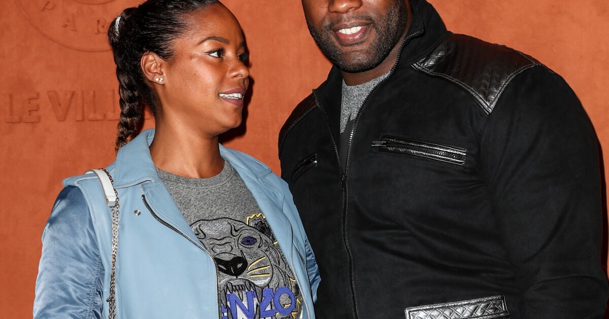 Teddy Riner et Luthna Plocus tout sourire malgré un Roland-Garros ...