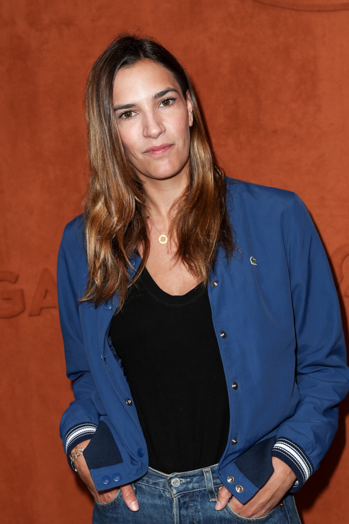 Photo : Charlotte Gabris au village lors des internationaux de tennis ...