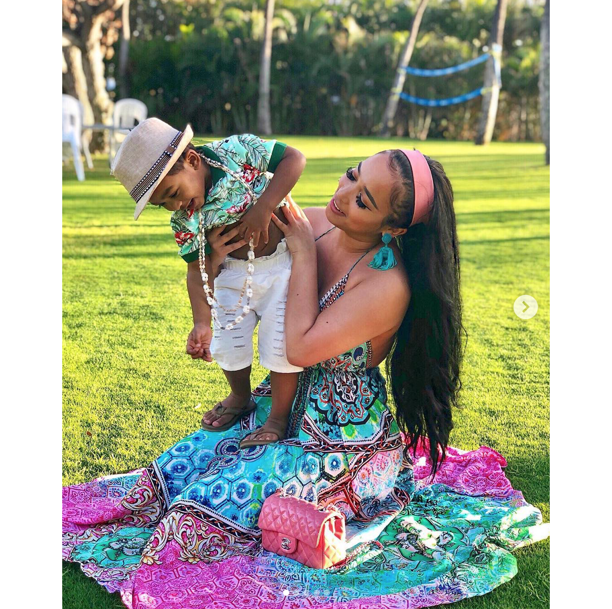 Photo : Jordan Craig et son fils Prince, né de sa précédente relation ...