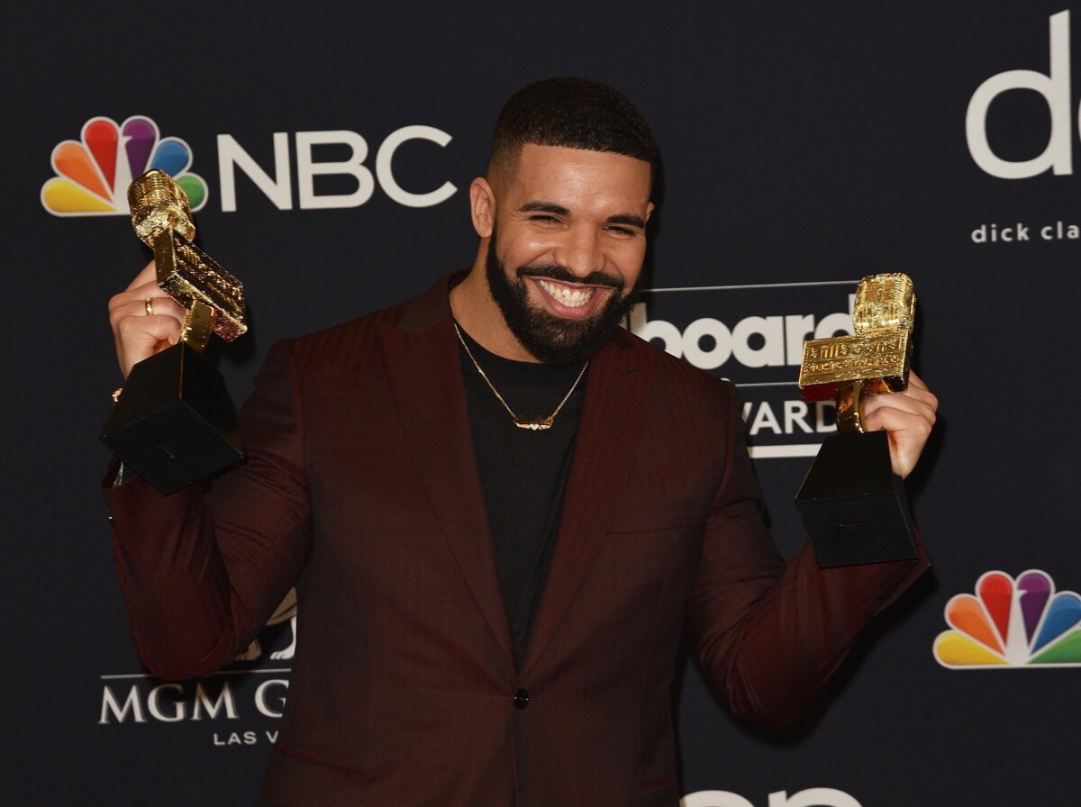 Photo : Drake dans la press room des "2019 Billboards Music Awards" au ...