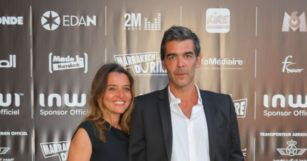 Xavier de Moulins et sa femme Anais Bouton (directrice des programmes ...
