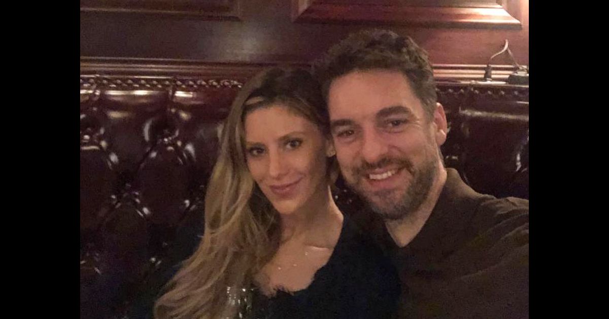 Pau Gasol et Cat McDonnell (photo Instagram du 23 mai 2019 pour les 30 ...