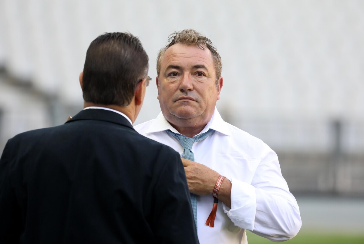 Photo : Fabien Onteniente lors du match de football caritatif au profit ...