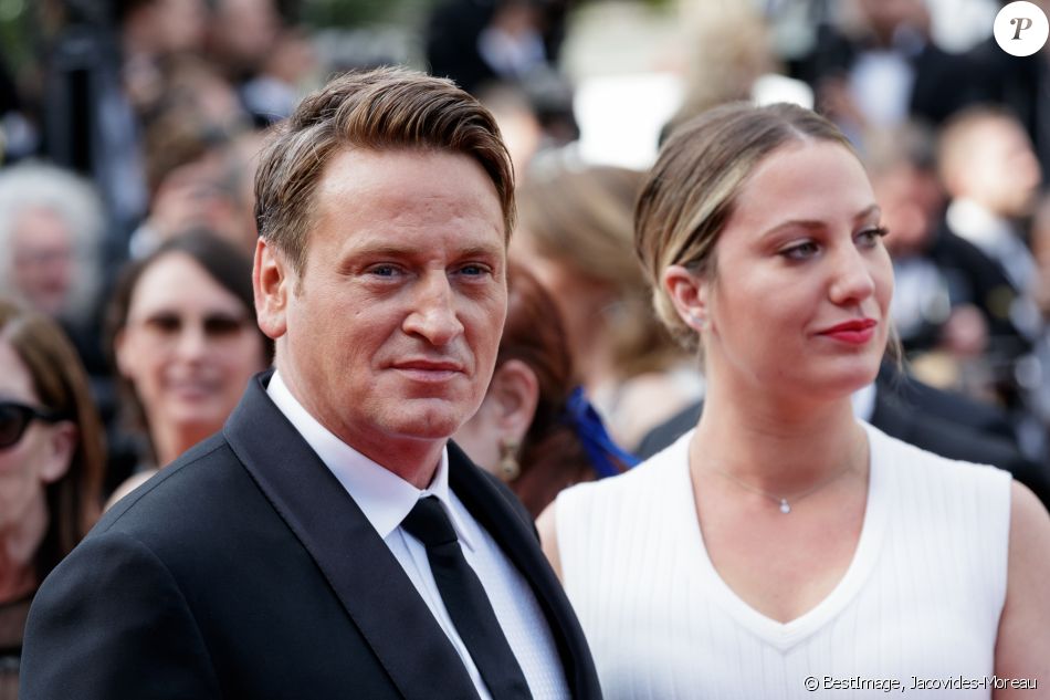 Benoit Magimel et sa femme Margot Pelletier - Montée des marches du ...