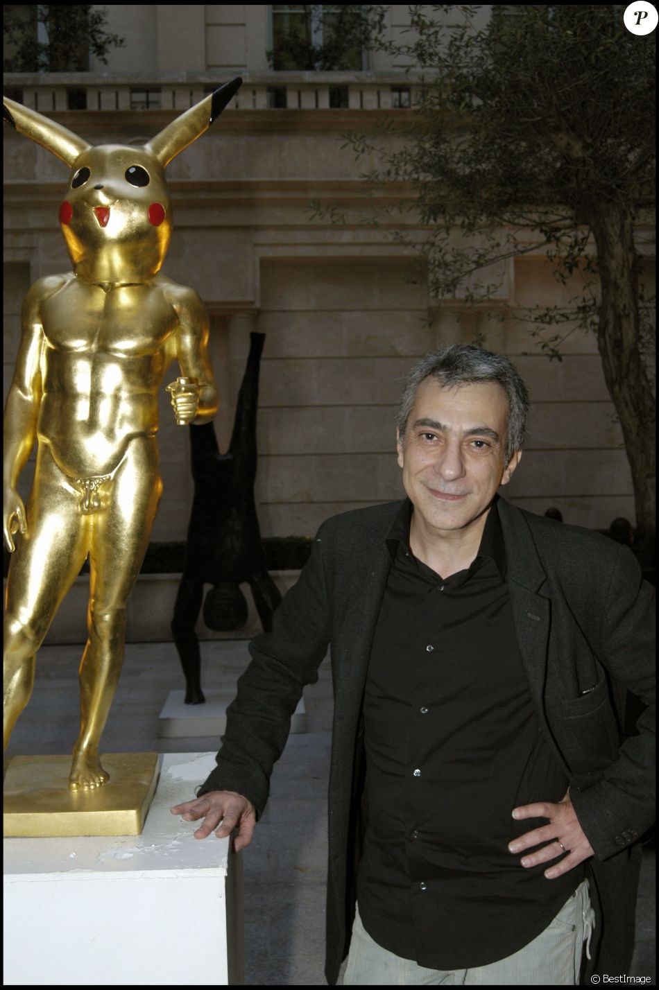 Philippe Berry lors d'un vernissage de ses oeuvres au Park Hyatt à ...