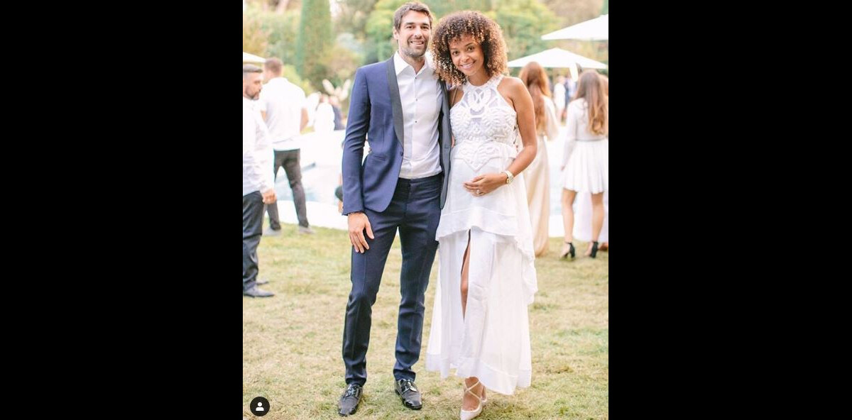 Photo : Jérémy et Susan Chardy (enceinte) lors du mariage de Lucas ...
