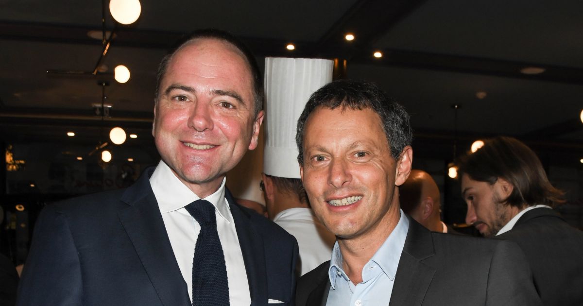 Exclusif - Vincent Le Roux et Marc-Olivier Fogiel lors de la soirée d ...
