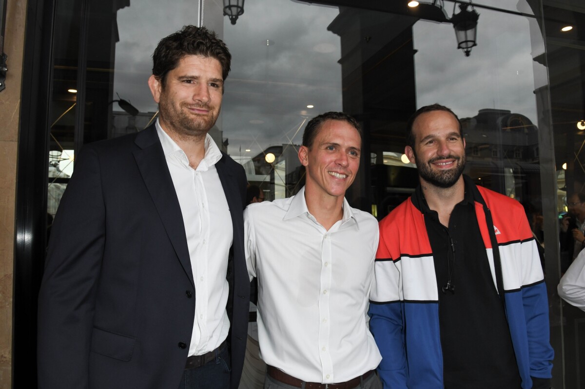 Photo : Exclusif - Pascal Papé et Frédéric Michalak lors de la soirée d ...