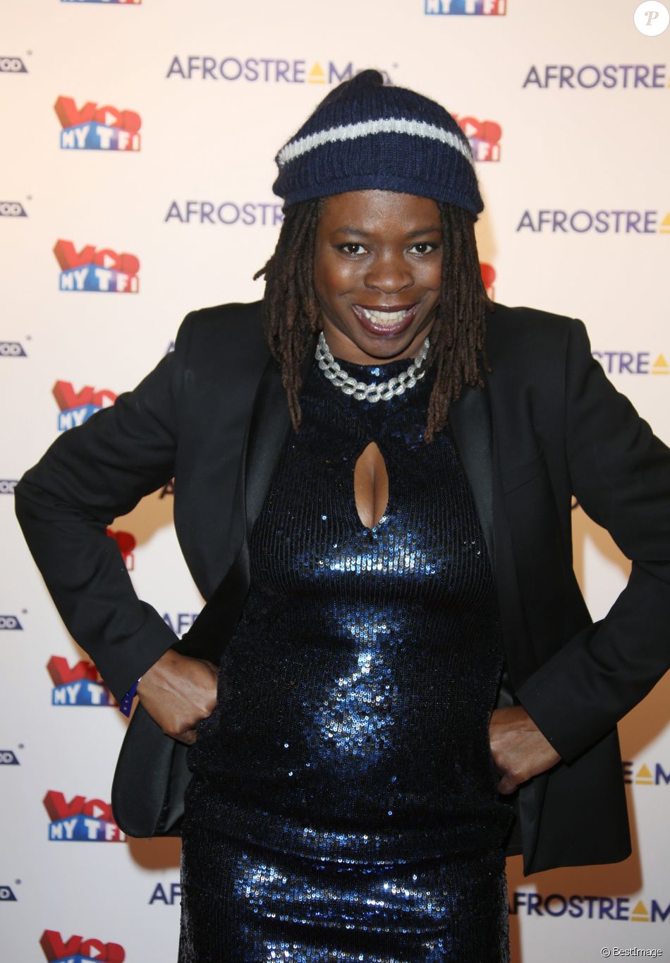 Princess Erika - Lancement du label AfrostreamVOD chez TF1 à Boulogne ...