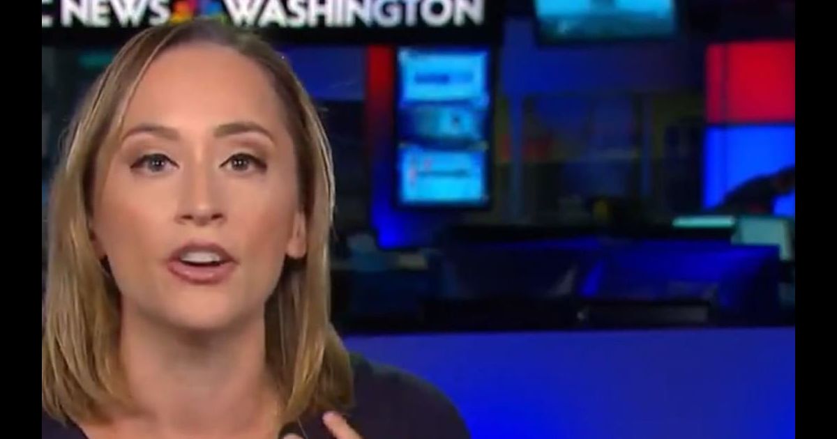 La journaliste américaine Courtney Kube perturbée en direct par son ...