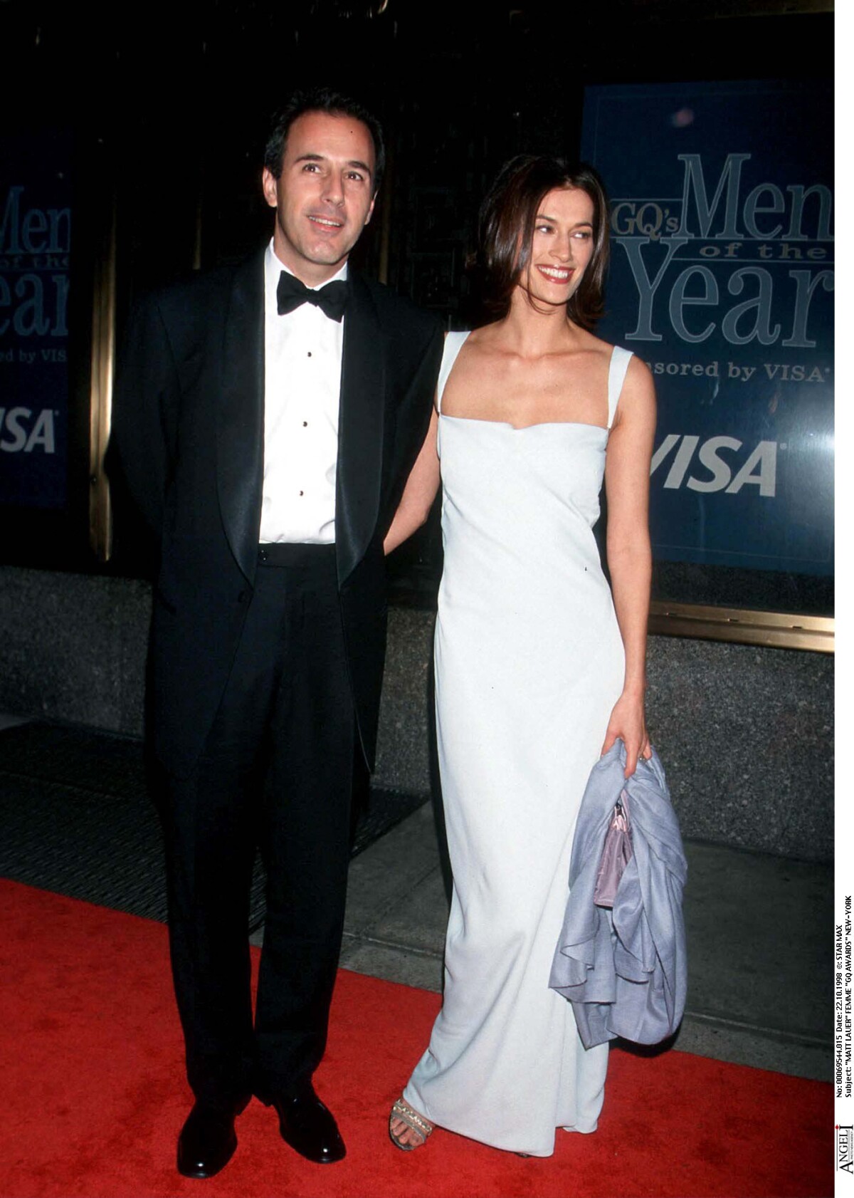 Photo : Matt Lauer et Annette Roque en octobre 1998, peu après leur ...
