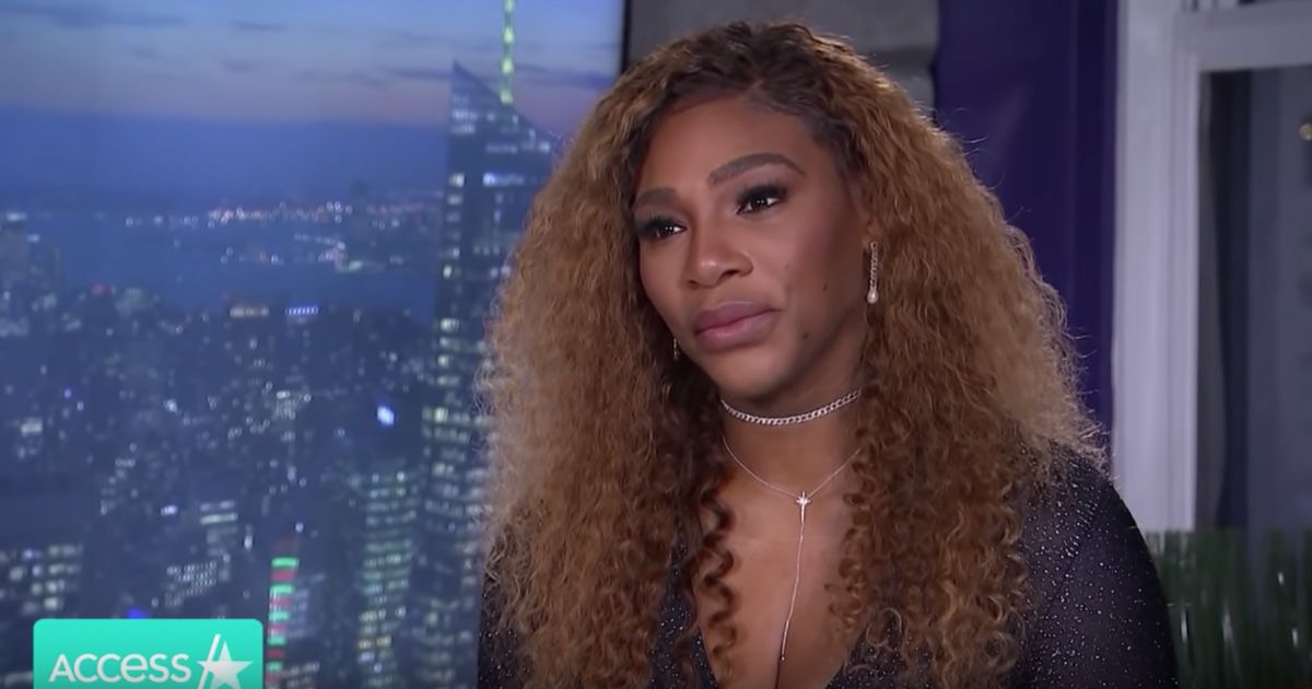 Serena Williams en interview pour Access Hollywood, le 7 novembre 2019 ...