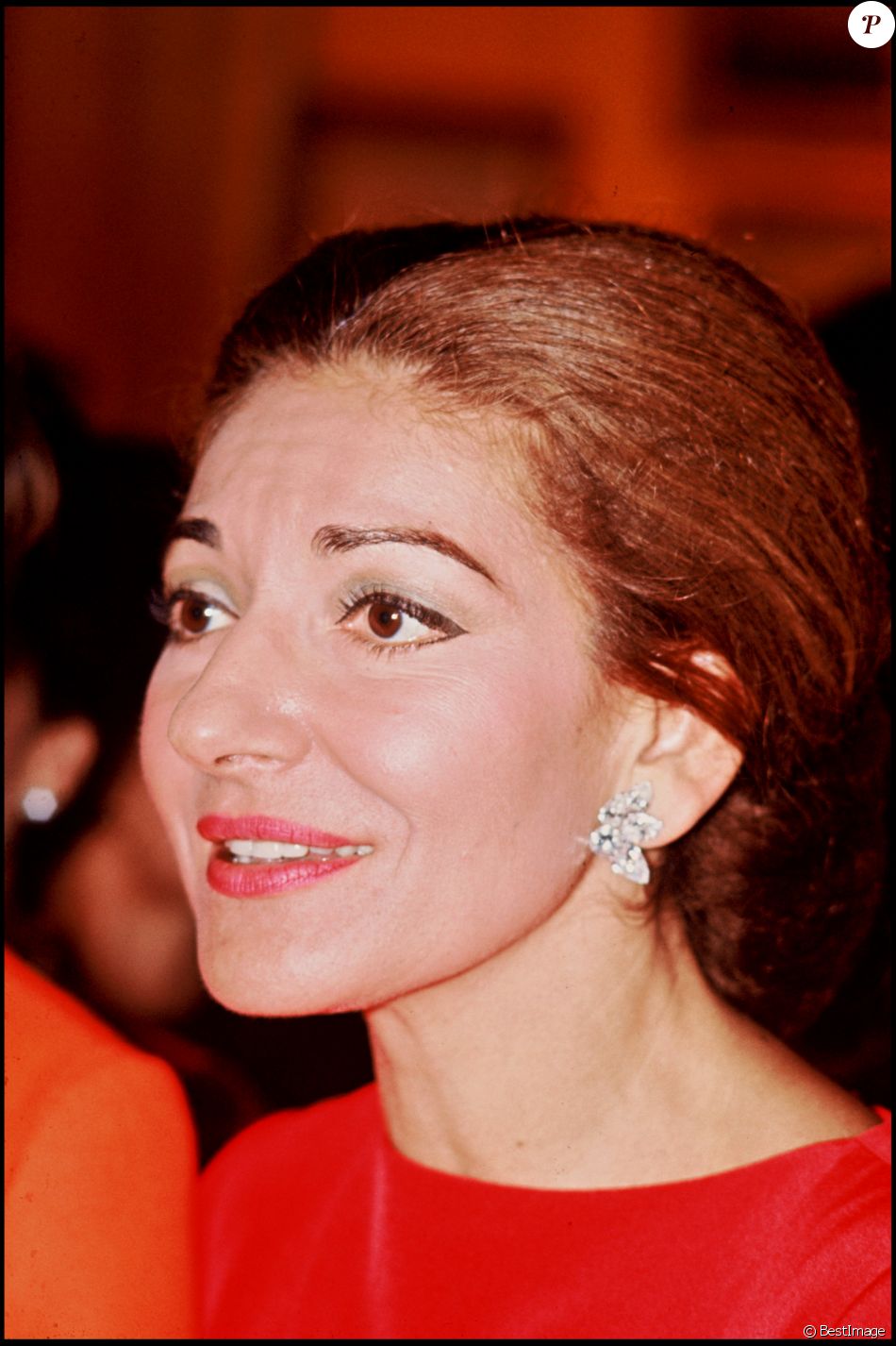 Archives - Maria Callas. Image non datée. - Purepeople