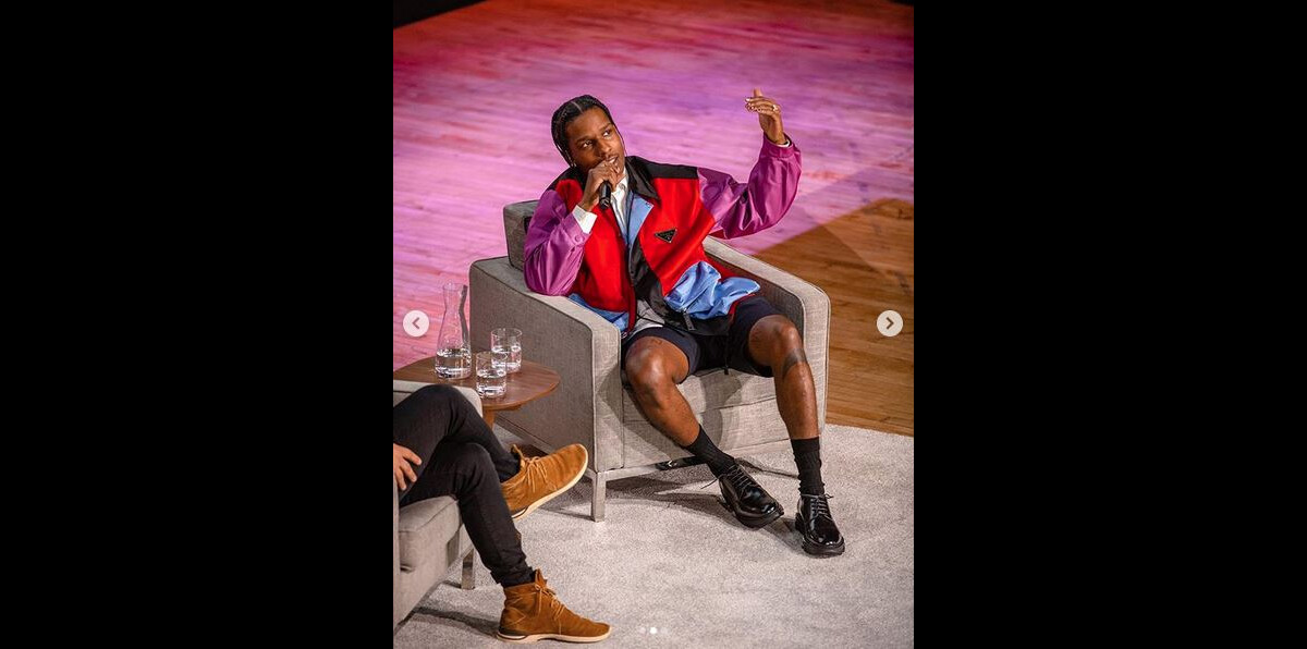 Photo : A$AP Rocky en conférence au Summit LA. Los Angeles, novembre ...