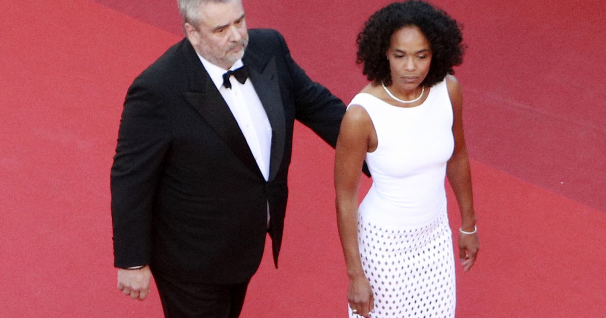 Luc Besson et sa femme Virginie Silla - Montée des marches du film The ...