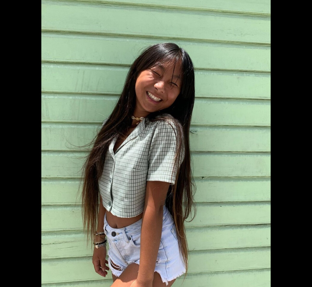 Photo : Jade Hallyday sur Instagram. Le 28 août 2019. - Purepeople