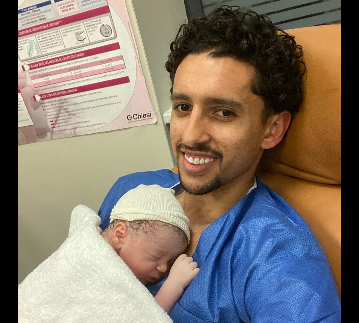 Photo Marquinhos Annonce La Naissance De Son Fils Enrico Sur