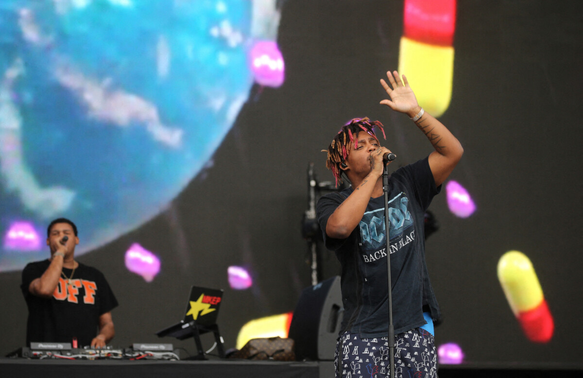Photo : Juice Wrld au festival Wireless le 6 juillet 2019, à Londres ...