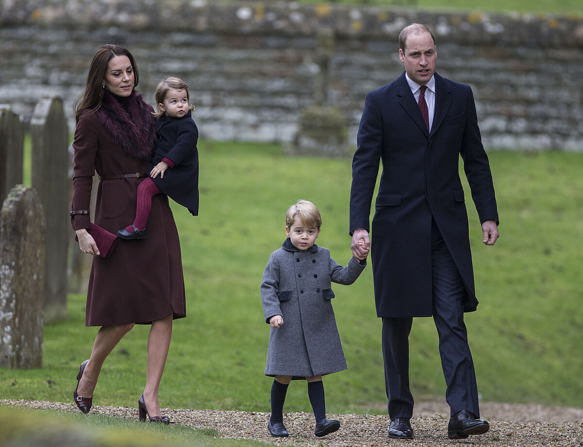 Photo : Le prince William, Kate Middleton, le prince George de ...
