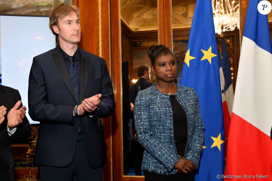 Exclusif - Surya Bonaly et son fiancé Pete Biver lors de la remise de ...