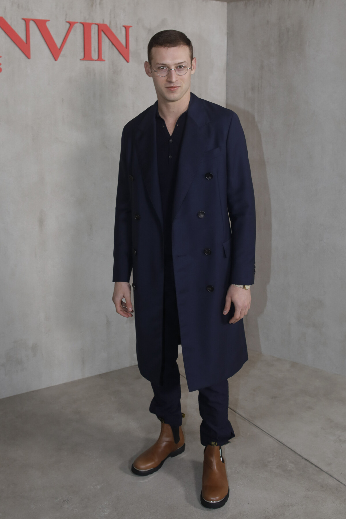 Photo : Tom Mercier au défilé Lanvin, collection homme automne-hiver ...