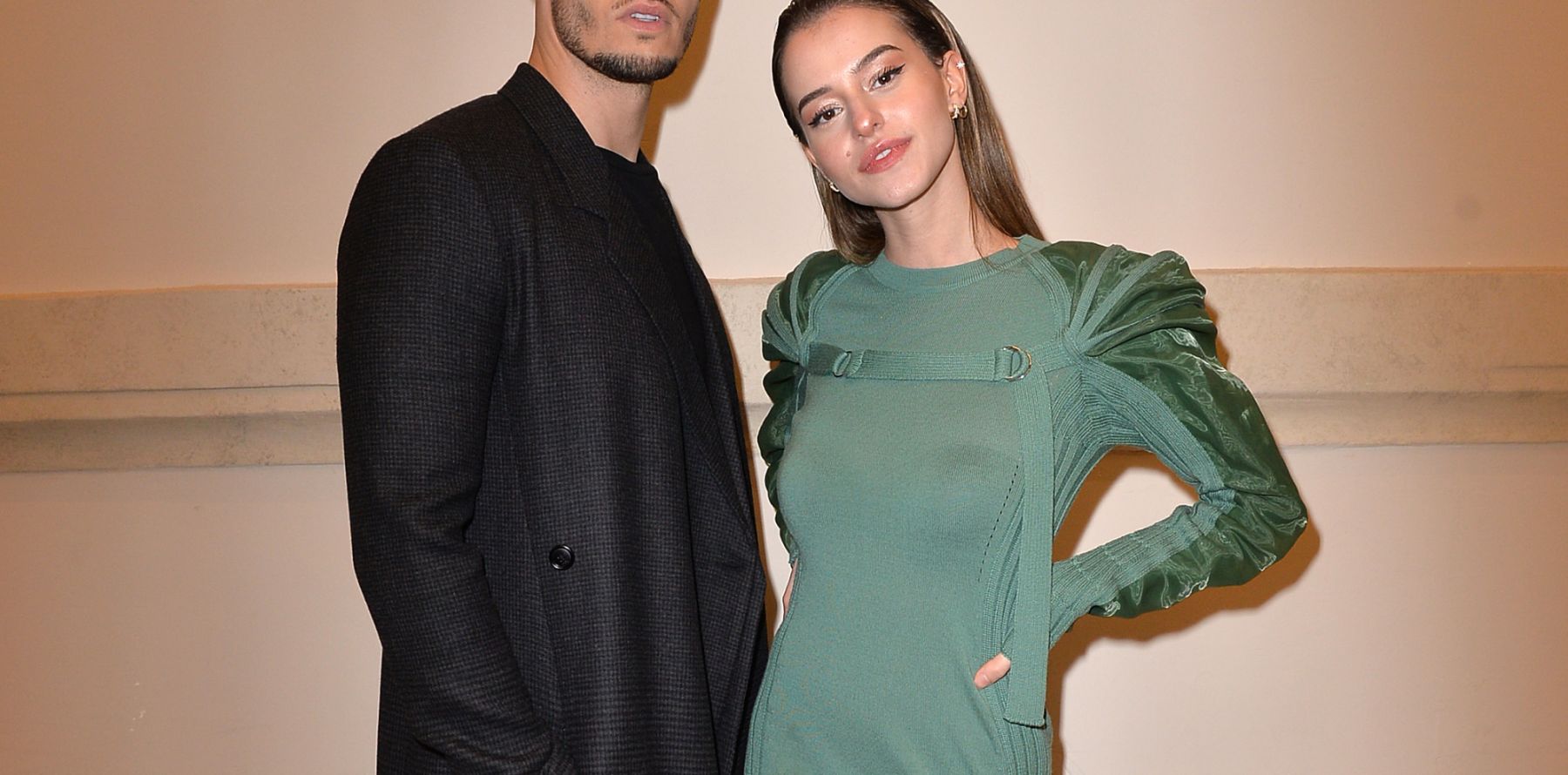 Baptiste Giabiconi Inséparable Dune Influenceuse à La Fashion Week