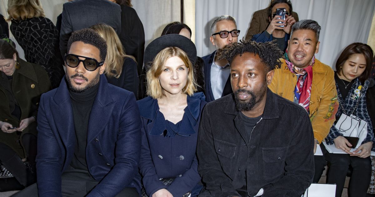 Djebril Zonga, Clémence Poésy, Ladj Ly - FrontRow - défilé de mode ...