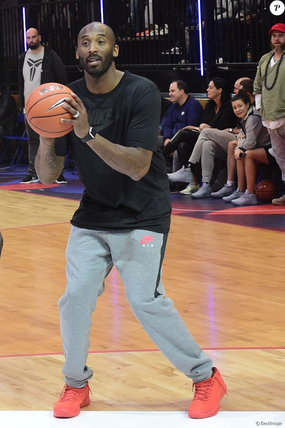 Kobe Bryant à Paris. Le 21 octobre 2017. - Purepeople