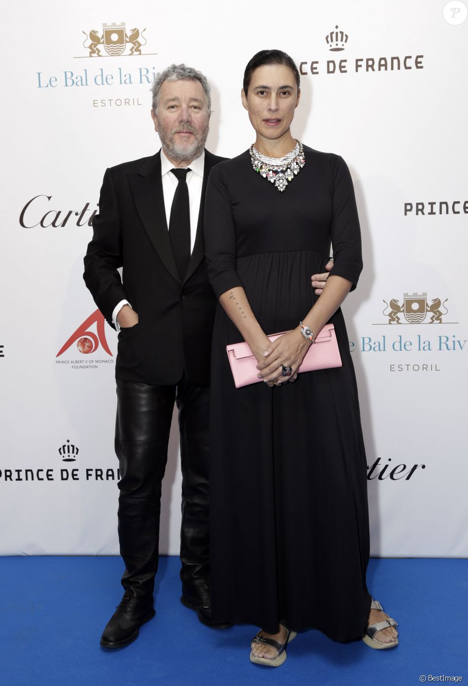 Philippe Starck et sa femme Jasmine Abdellatif - Bal de la Riviera à ...