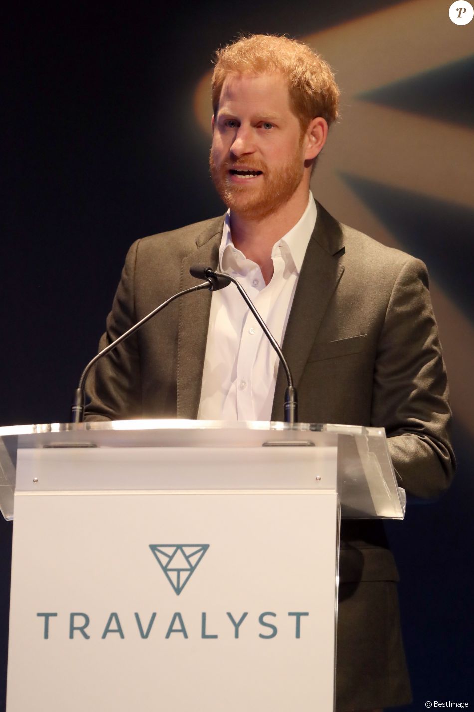 Le prince Harry, duc de Sussex, lors d'un sommet sur le tourisme ...