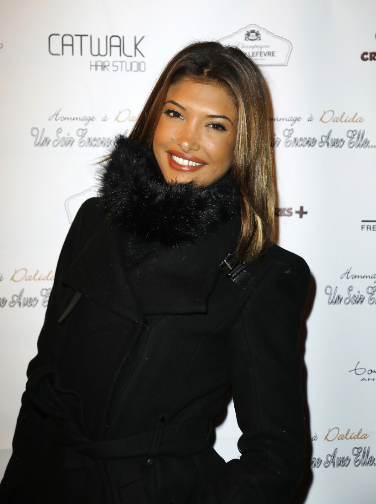 Photo : Mélanie Dedigama à l'avant-première du spectacle "Hommage à ...