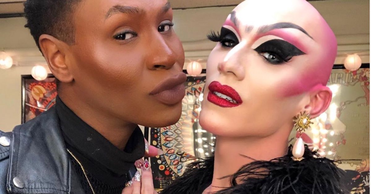 Shea Couleé et Sasha Velour sur Instagram. Le 4 novembre 2019. - Purepeople