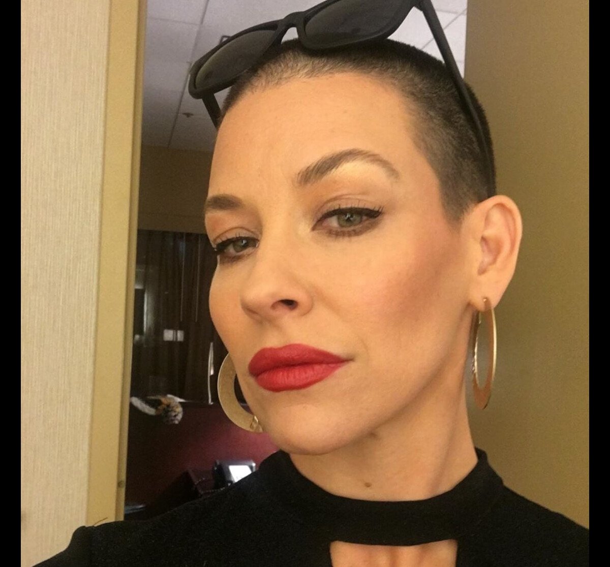 Photo : Evangeline Lilly sur Instagram. Le 8 décembre 2019. - Purepeople