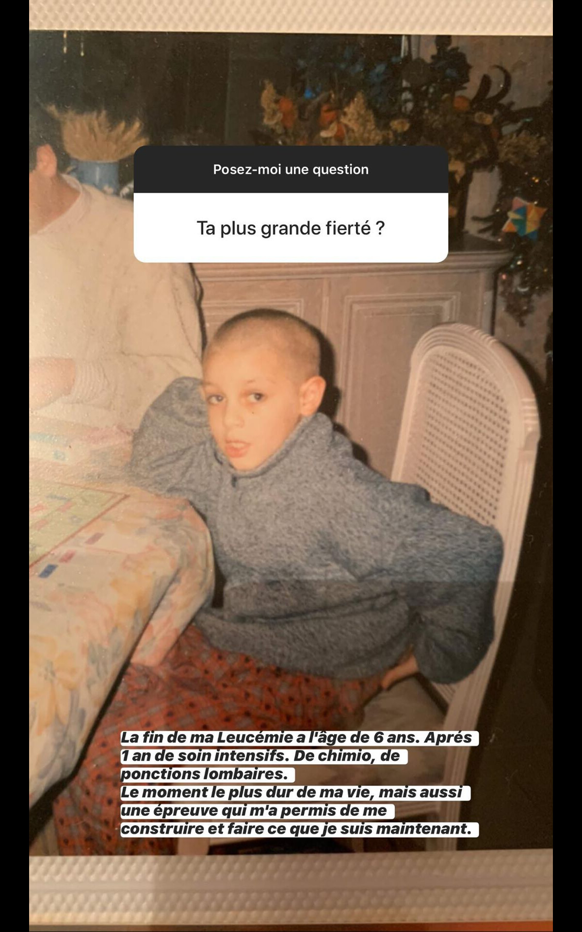 Photo : Valentin Léonard sur Instagram, le 2 avril 2020. - Purepeople