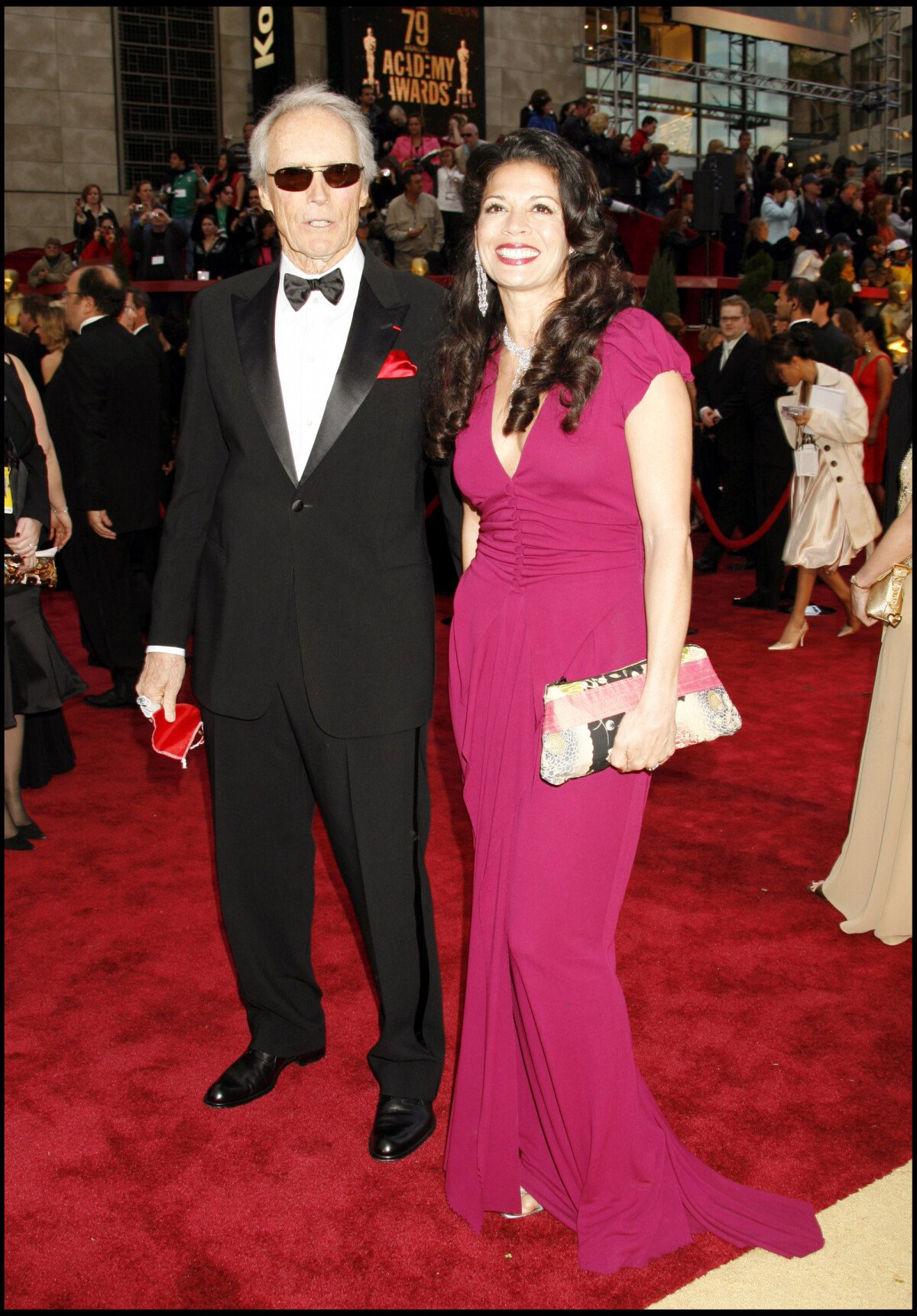 Photo : Clint Eastwood et Dina Ruiz. 25/02/2007 - Los Angeles - Purepeople