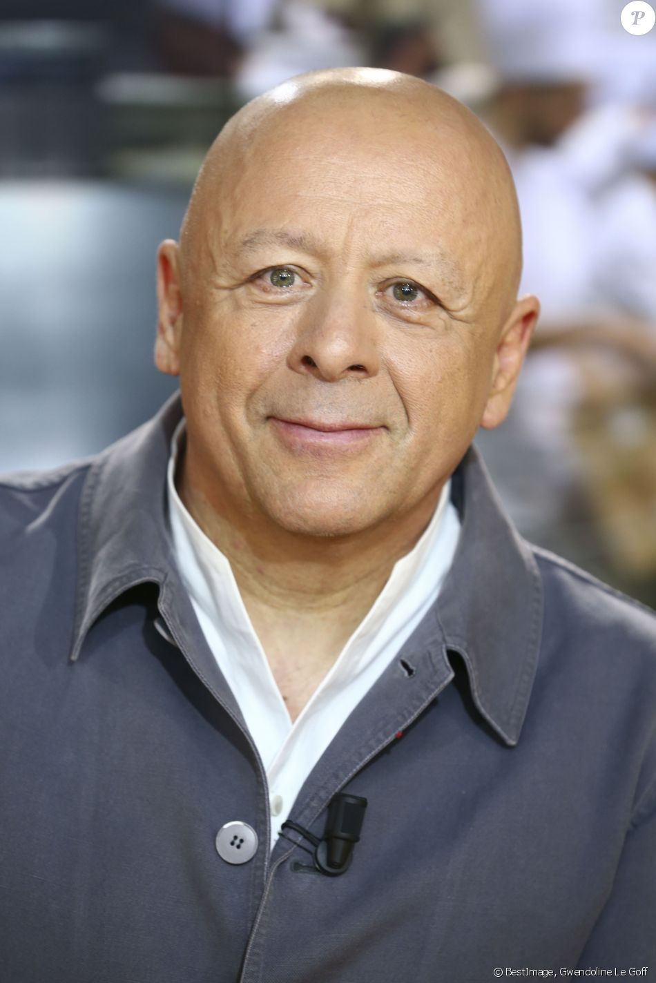 Le chef Thierry Marx sur le plateau de l'émission Politique à Table sur ...