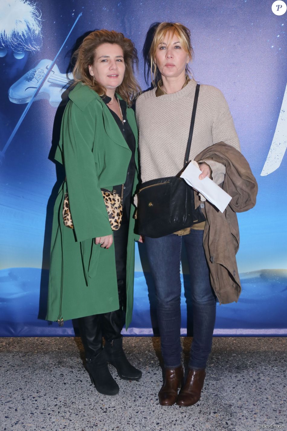 Marie-Amélie Seigner et sa soeur Mathilde Seigner - Photocall du ...