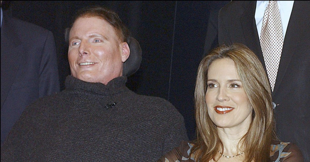 Christopher Reeve et sa femme Dana, à New York, en 2003 - Purepeople