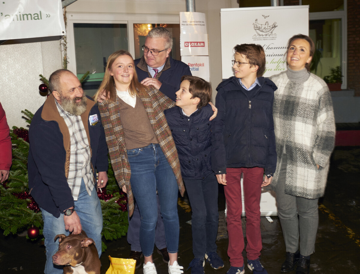 Photo : Le prince Nicolas, le prince Aymeric, la princesse Louise et ...