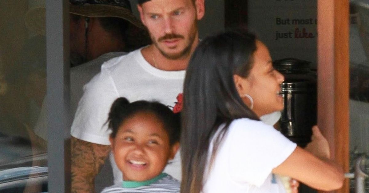 Matt Pokora, sa compagne Christina Milian enceinte et sa fille Violet ...