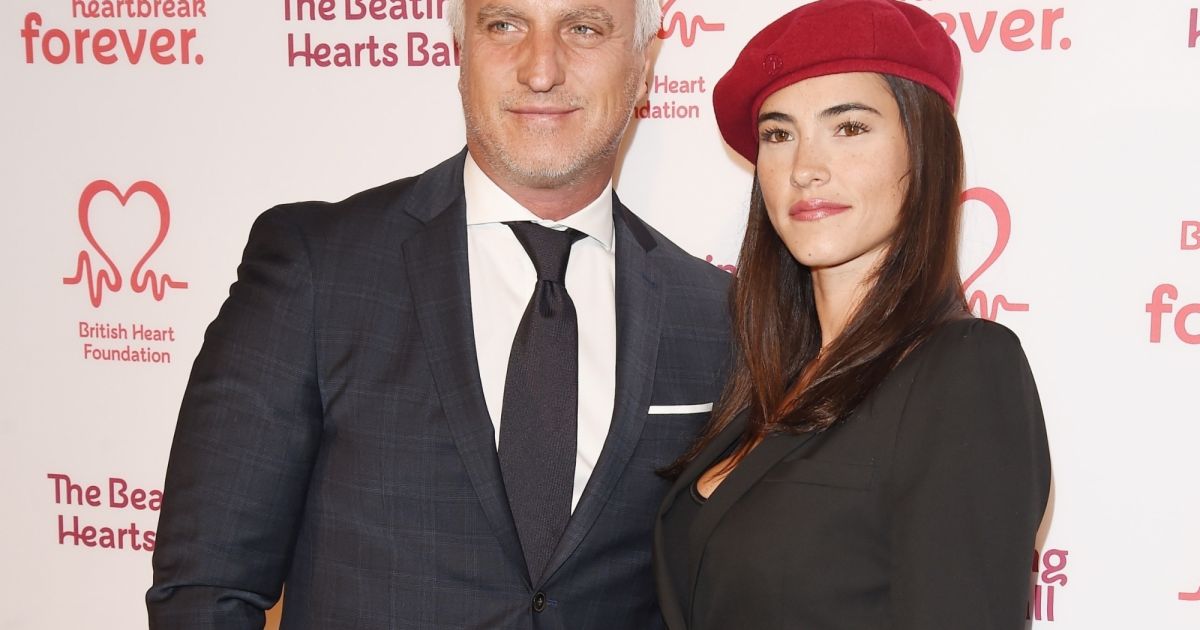 David Ginola et sa compagne Maeva Denat arrivent à la soirée The ...