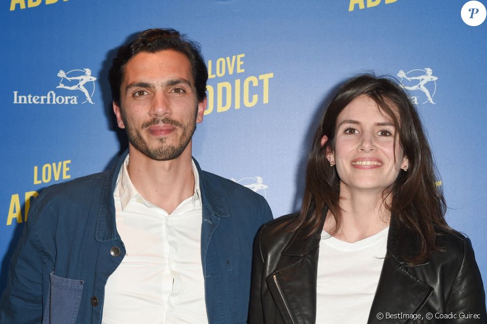 Louise Monot et son compagnon Samir Boitard - Avant-première du film ...