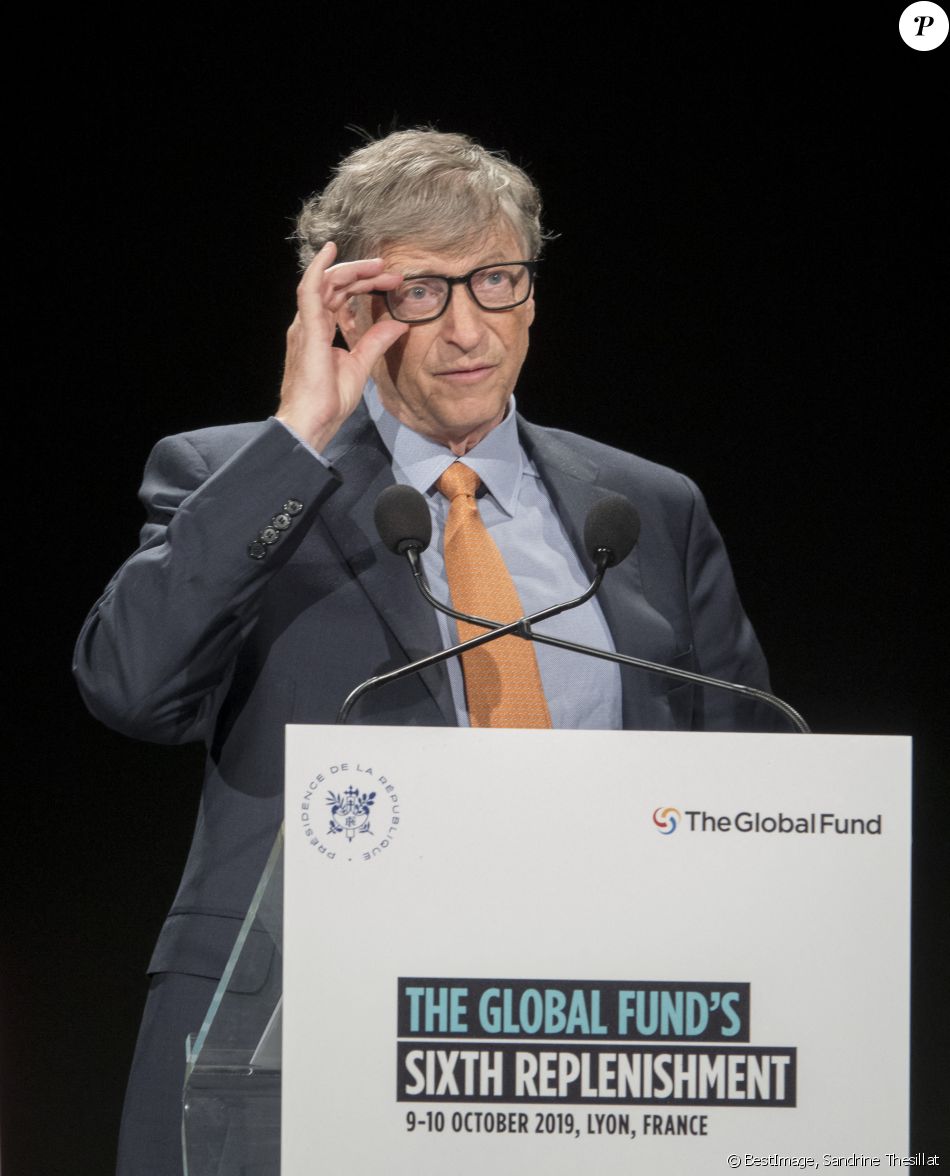 Bill Gates lors de la 6ème conférence de reconstitution des ressources ...