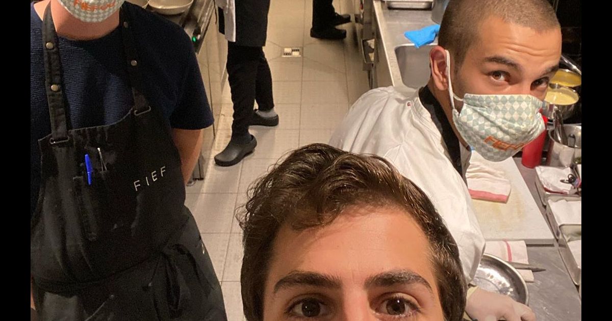 Victor mercier de Top Chef 2018 et son équipe de Fief, photo Instagram ...