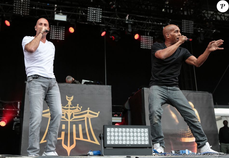 Akhenaton et Shurik'n - Le groupe IAM en concert lors du Festival ...