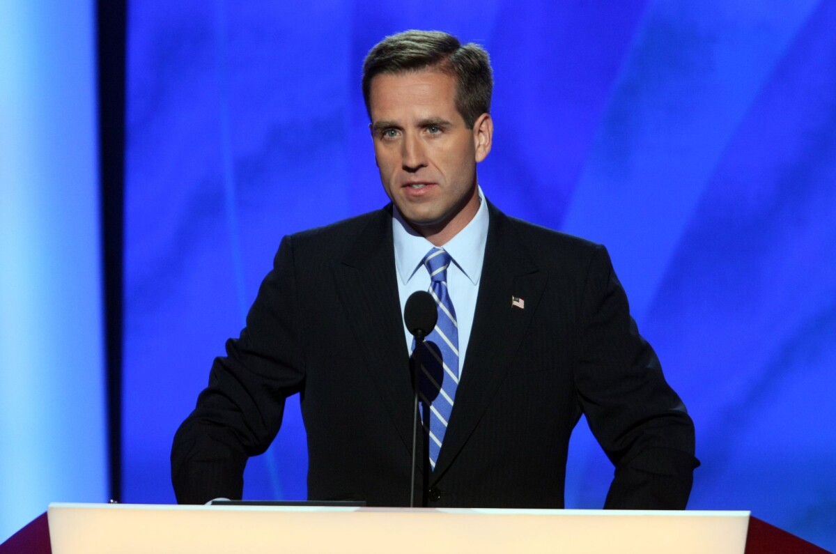 Photo : Beau Biden en convention à Denver, le 27 août 2008 - Purepeople