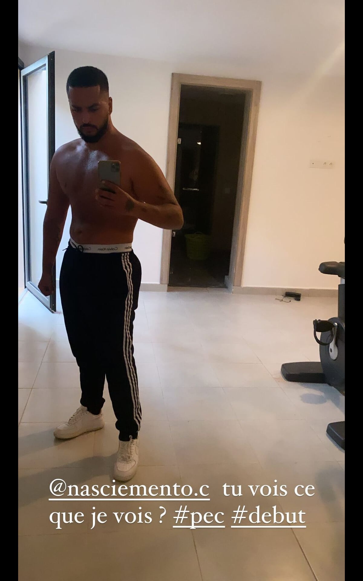 Photo : Slimane sur Instagram, décembre 2020. - Purepeople
