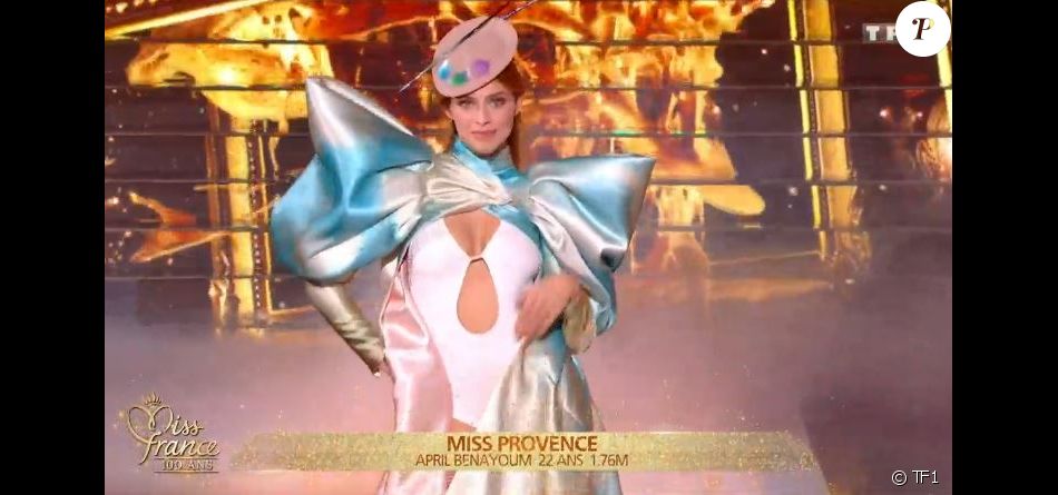 Miss Provence : April Benayoum lors du dernier défilé des 5 finalistes ...